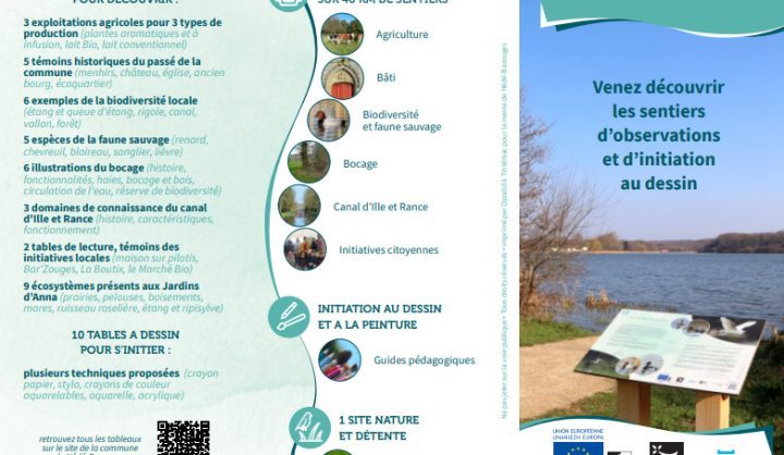 Hédé-Bazouges (35) : Des tables de lecture et de dessin pour découvrir ...