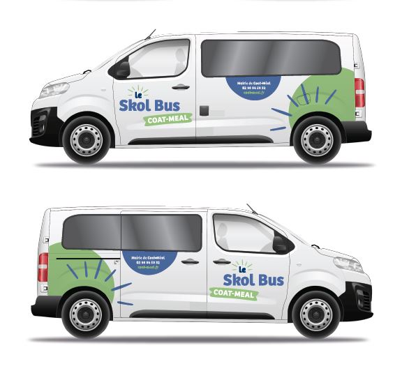 Skol bus Coat Méal : floquage – BRUDED